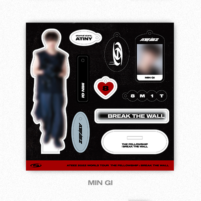 ATEEZ - THE FELLOWSHIP. : BREAK THE WALL - Acrylic Kit (MINGI Ver.) – K ...